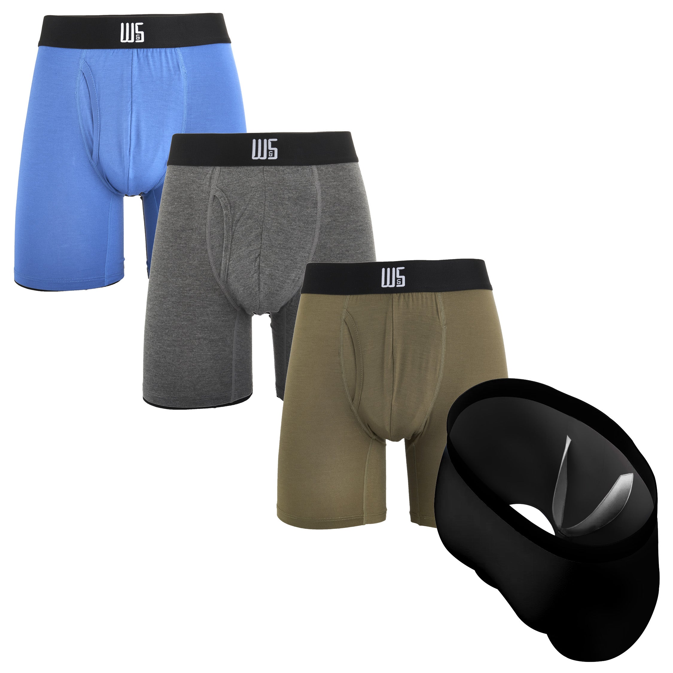 Warriors & Scholars - Boxer Brief 6 Pack - WarriorFit Moisture Wicking ...